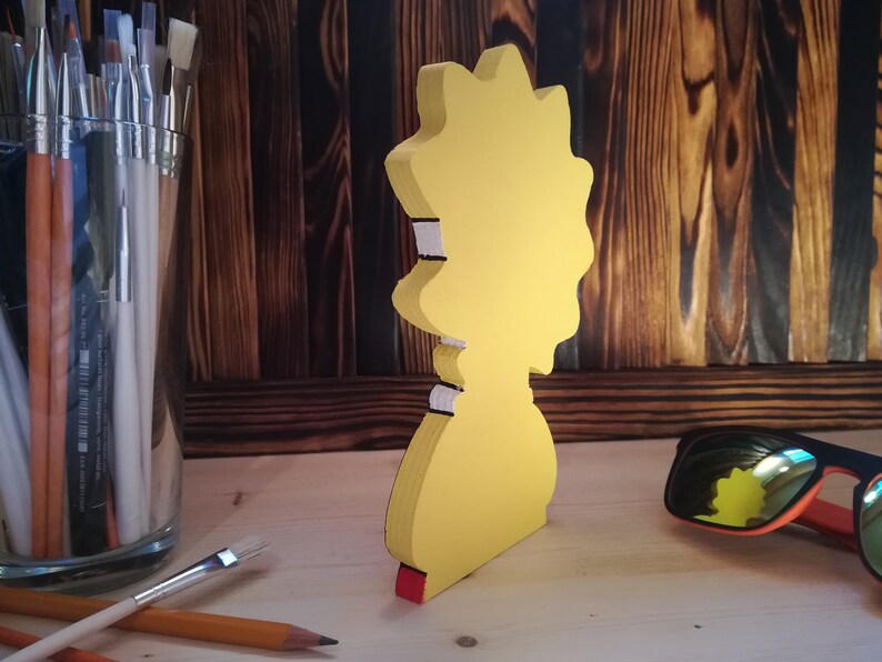 The Simpsons Lisa Free Stand Shelf Wood Decoration. Funny - Etsy UK