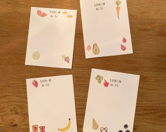 Lunch cards for kids | Etsy