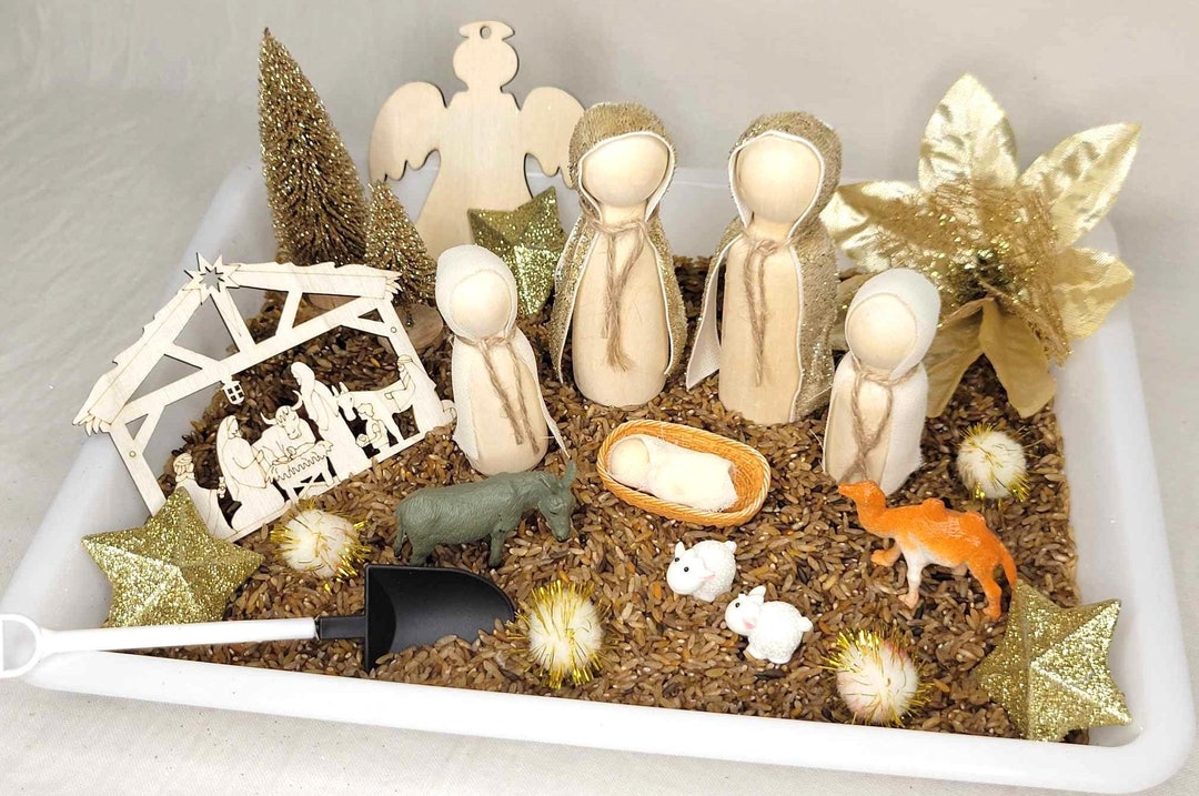 The Nativity Sensory Kit - Etsy