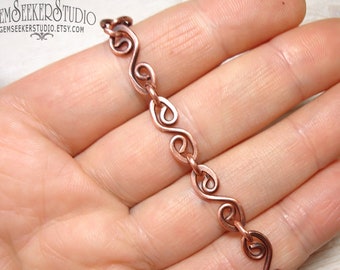 Wire Wrapped Chain | Etsy