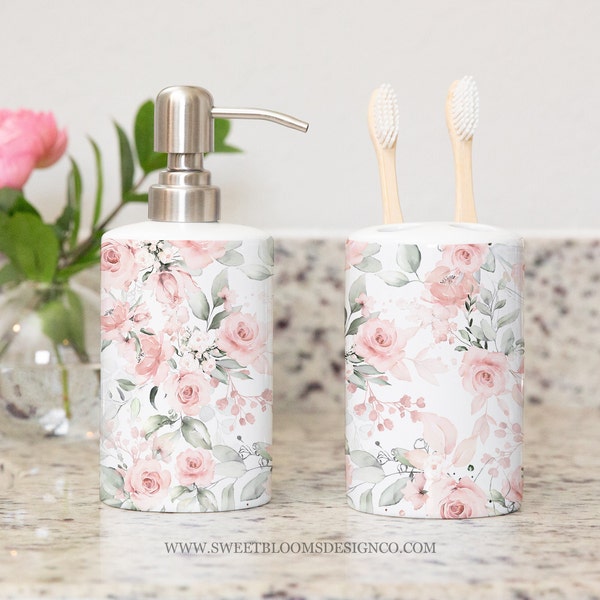 Pink Soap Dispenser - Etsy