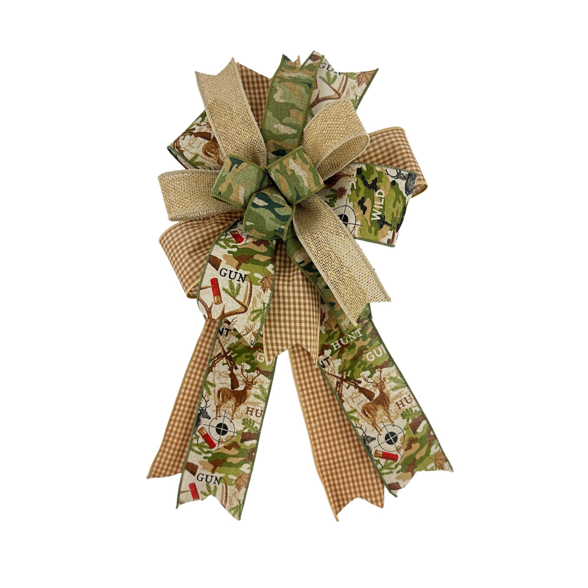 Hunting Season Bow for Signs and Lanterns and Wreaths • Man Cave Decor ...