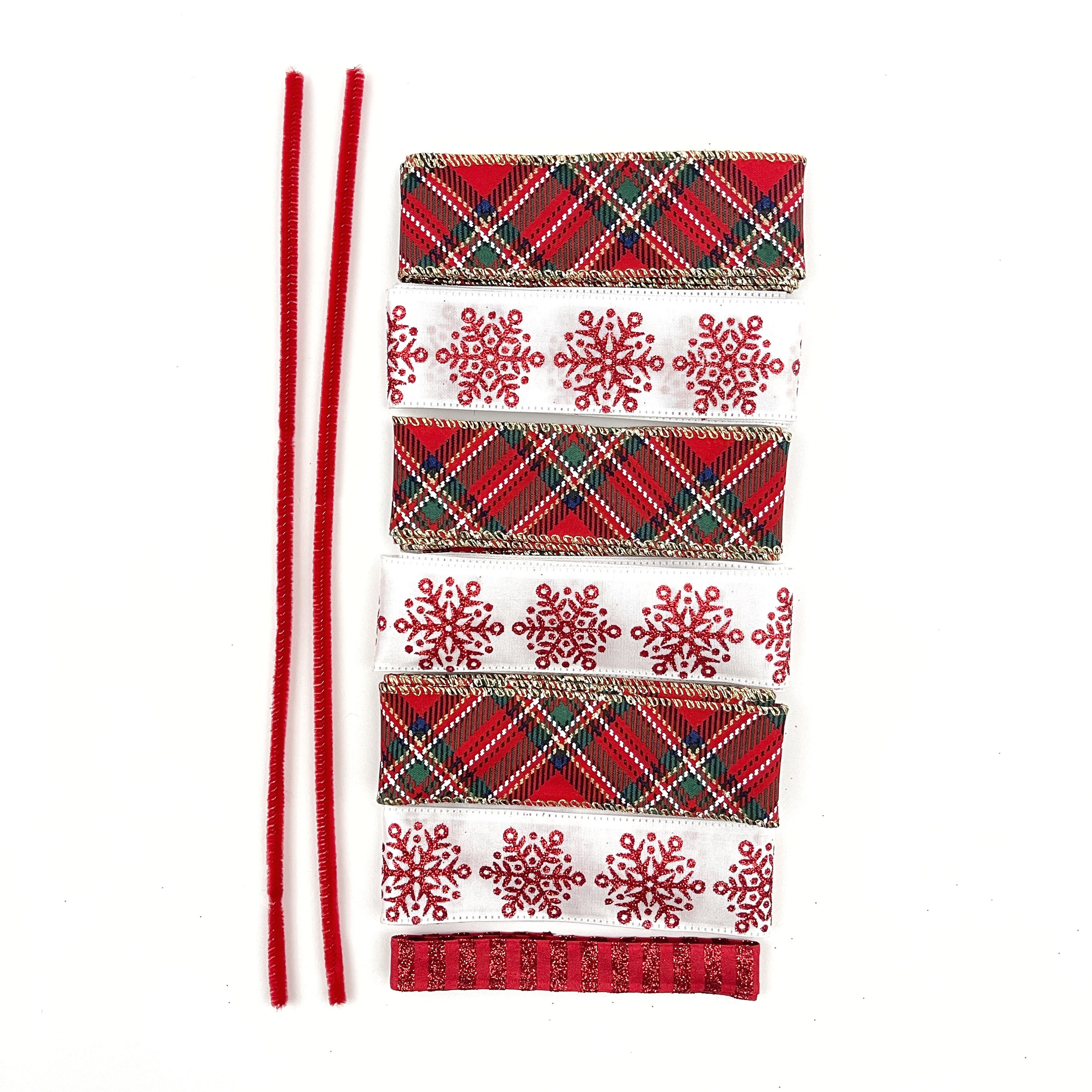 Christmas Bow Tutorial Kit Christmas Wreath Bow Making Kit - Etsy