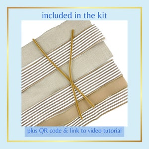 Bow Tutorial Kit, Wreath Bow Making Kit, Kit for Making Bows, Bow Kit ...