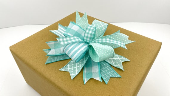 Mint Green Gift Topper Mint Green Package or Present Bow - Etsy