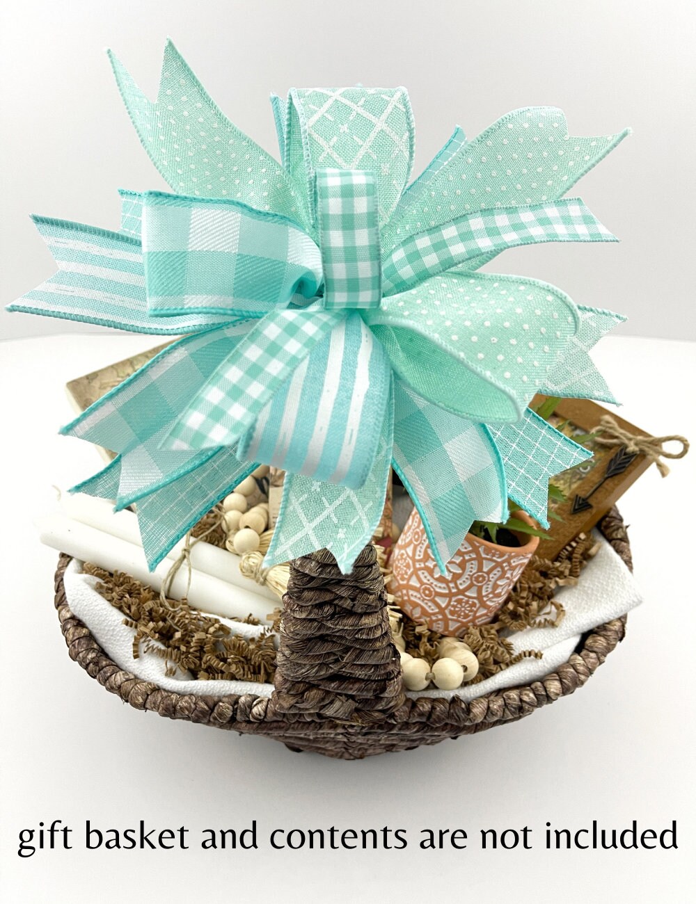 Mint Green Gift Topper Mint Green Package or Present Bow - Etsy