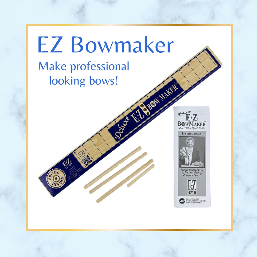 Deluxe EZ Bowmaker • DIY Bow Tool With Spool • How to Make Professional ...