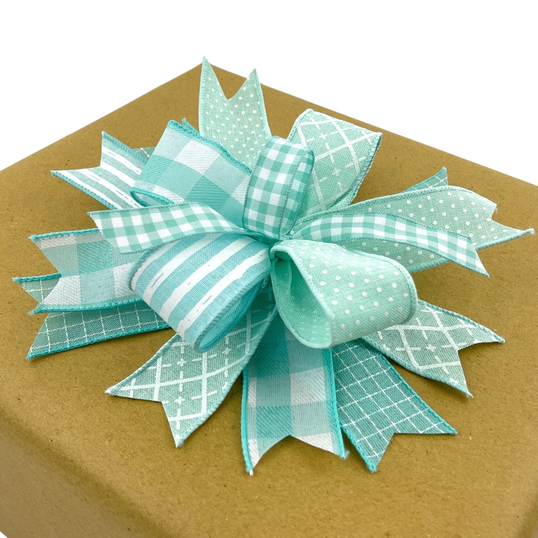 Mint Green Gift Topper • Mint Green Package or Present Bow • Gift ...