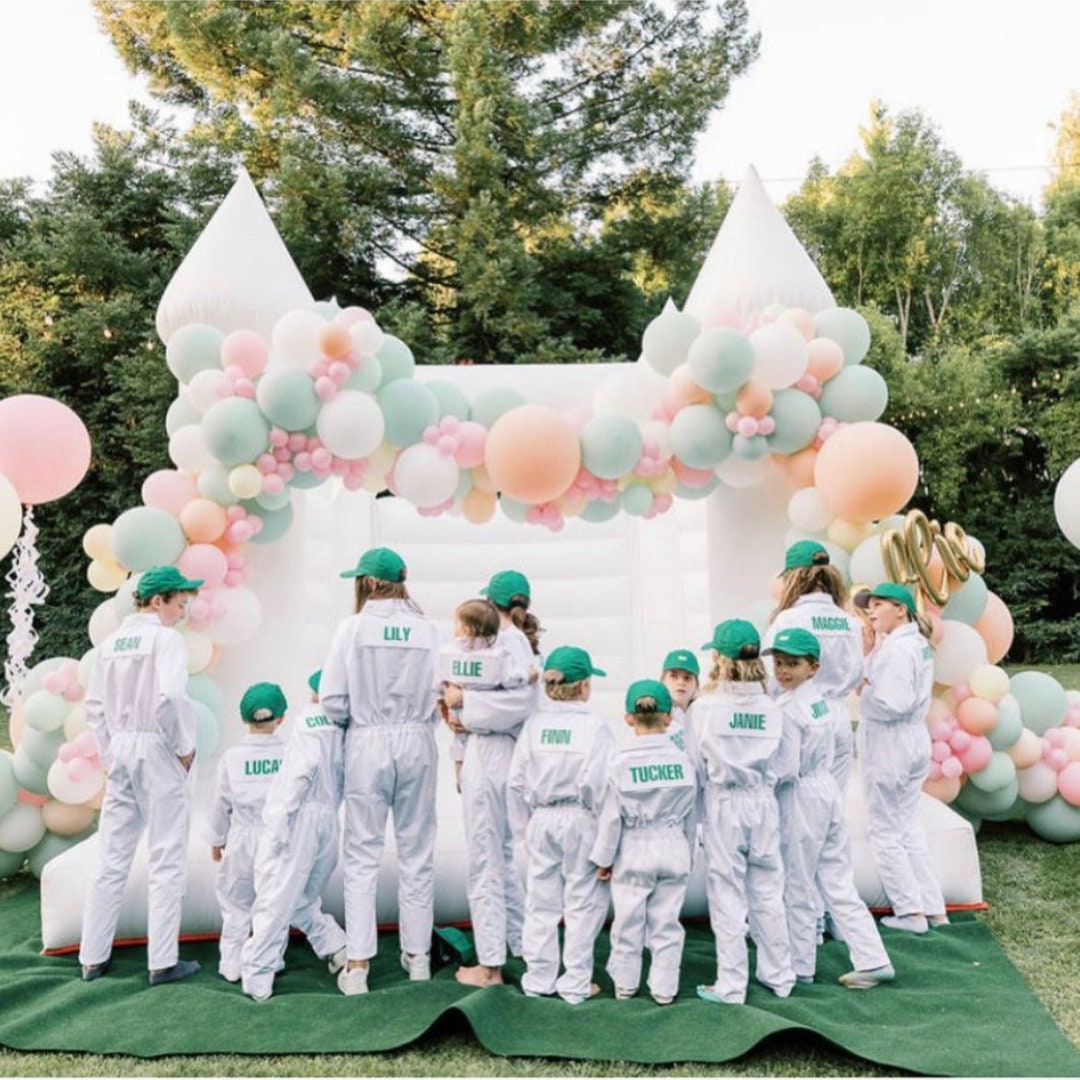 KIDS CADDIE UNIFORM Custom Golf Toddler Child Children Coverall Suit ...