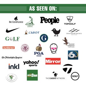 Golf Caddie Bib for Dogs With Name Badge on Back of Caddy Bibs White ...