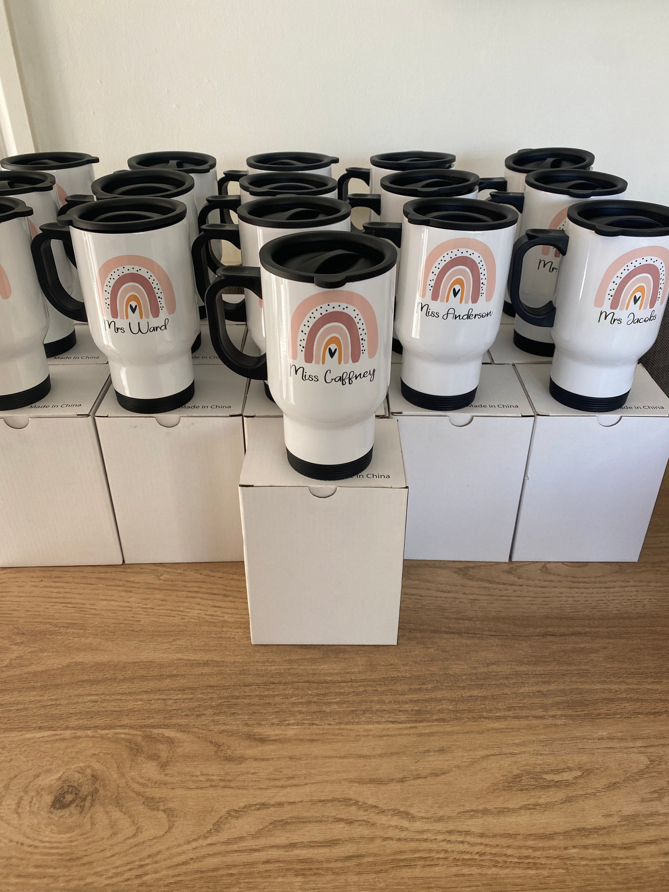 Personalised Teacher Travel Mug Teacher Gift Thankyou - Etsy