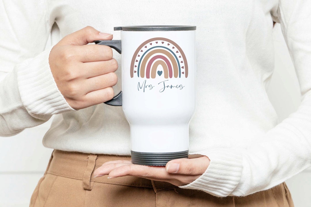 Personalised Teacher Travel Mug, Teacher Gift, Thankyou Teacher - Etsy