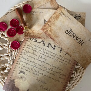 Personalised Santa Letter From Lapland: Vintage Christmas Invitation ...