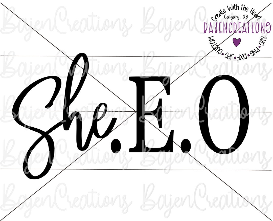 She E.O SVG Cut File for Cricut and Silhouette Sublimation Design ...