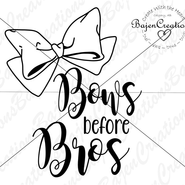 Bows Before Bros - Etsy