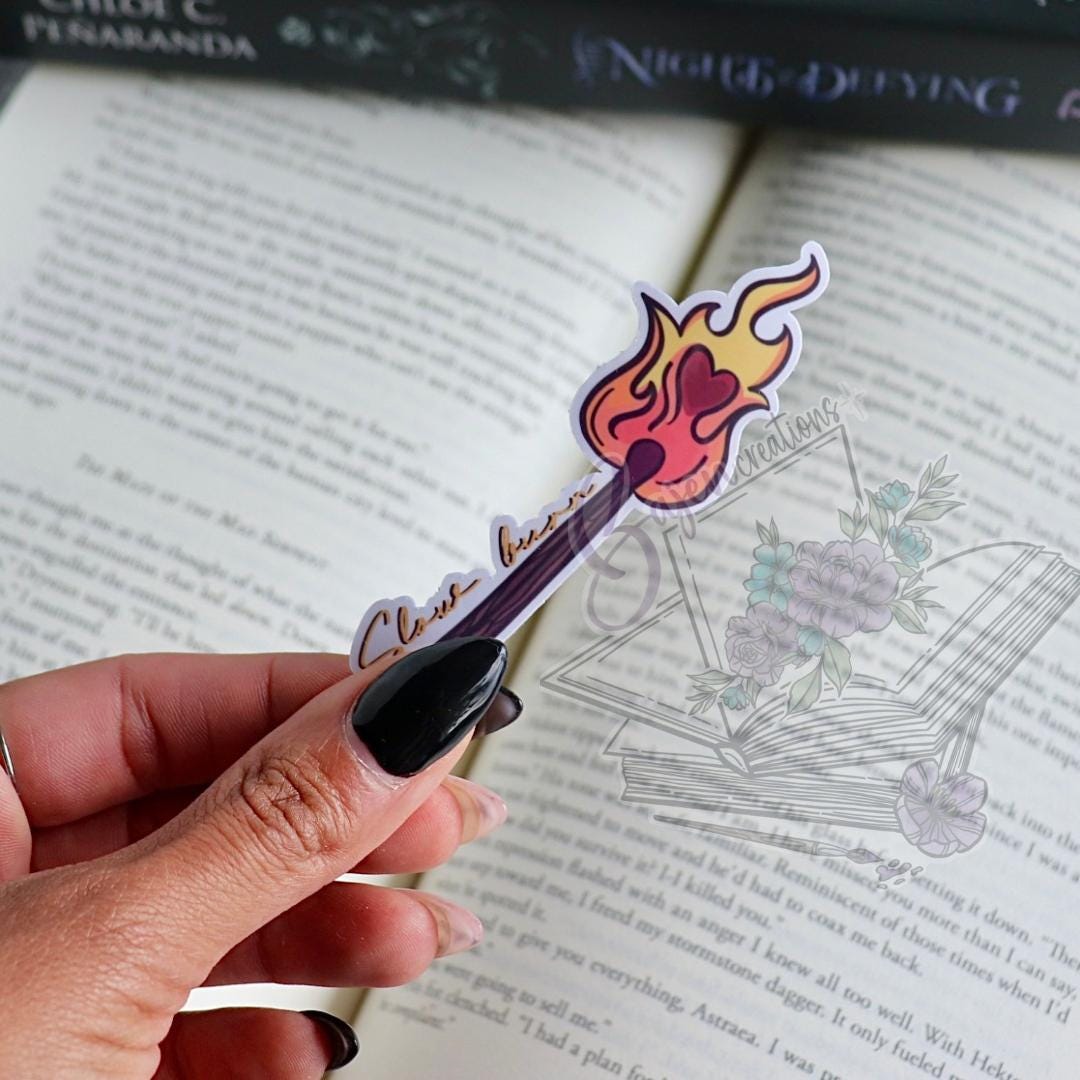 Soul Burn Match STICKER | Waterproof Vinyl | Bookish Kindle Sticker ...