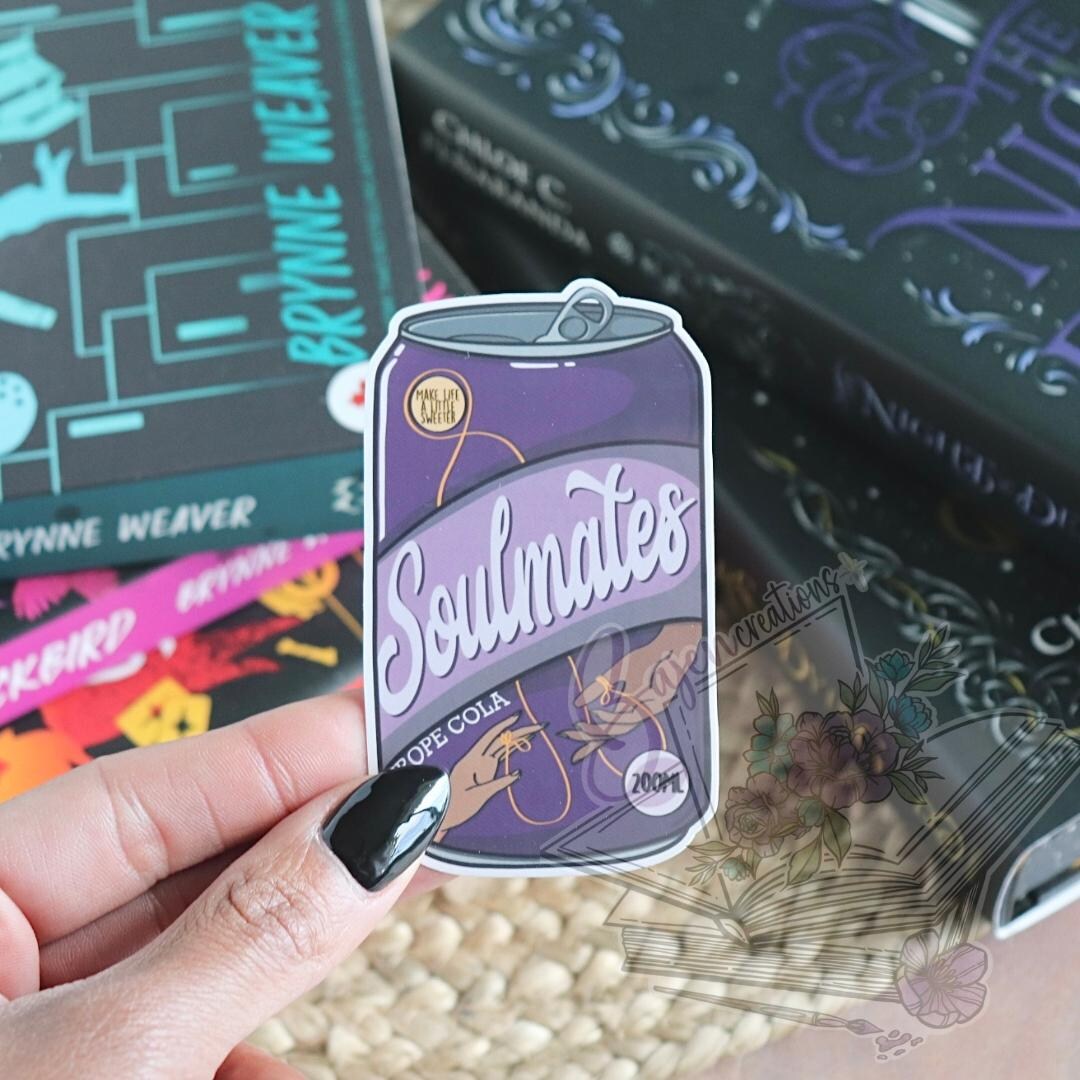 Soulmates Trope Cola STICKER | Waterproof Vinyl | Bookish Kindle ...