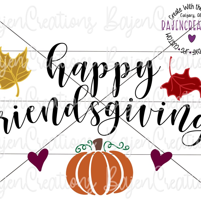 Friendsgiving Svg - Etsy