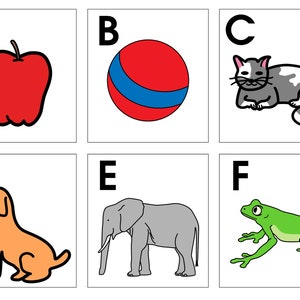 Educational Flashcards, Pre-k - Kindergarten - Grade School, Alphabet ...