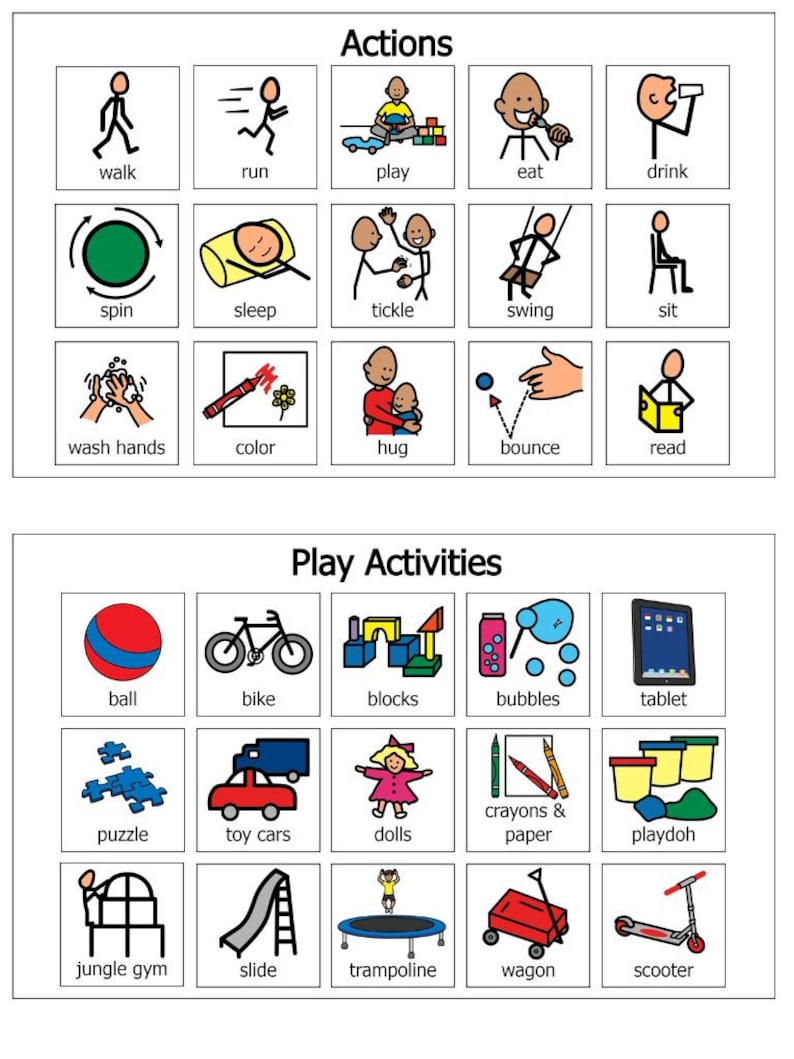 Picture Communication Book Starter Kit: Essential Tools for Non-verbal ...