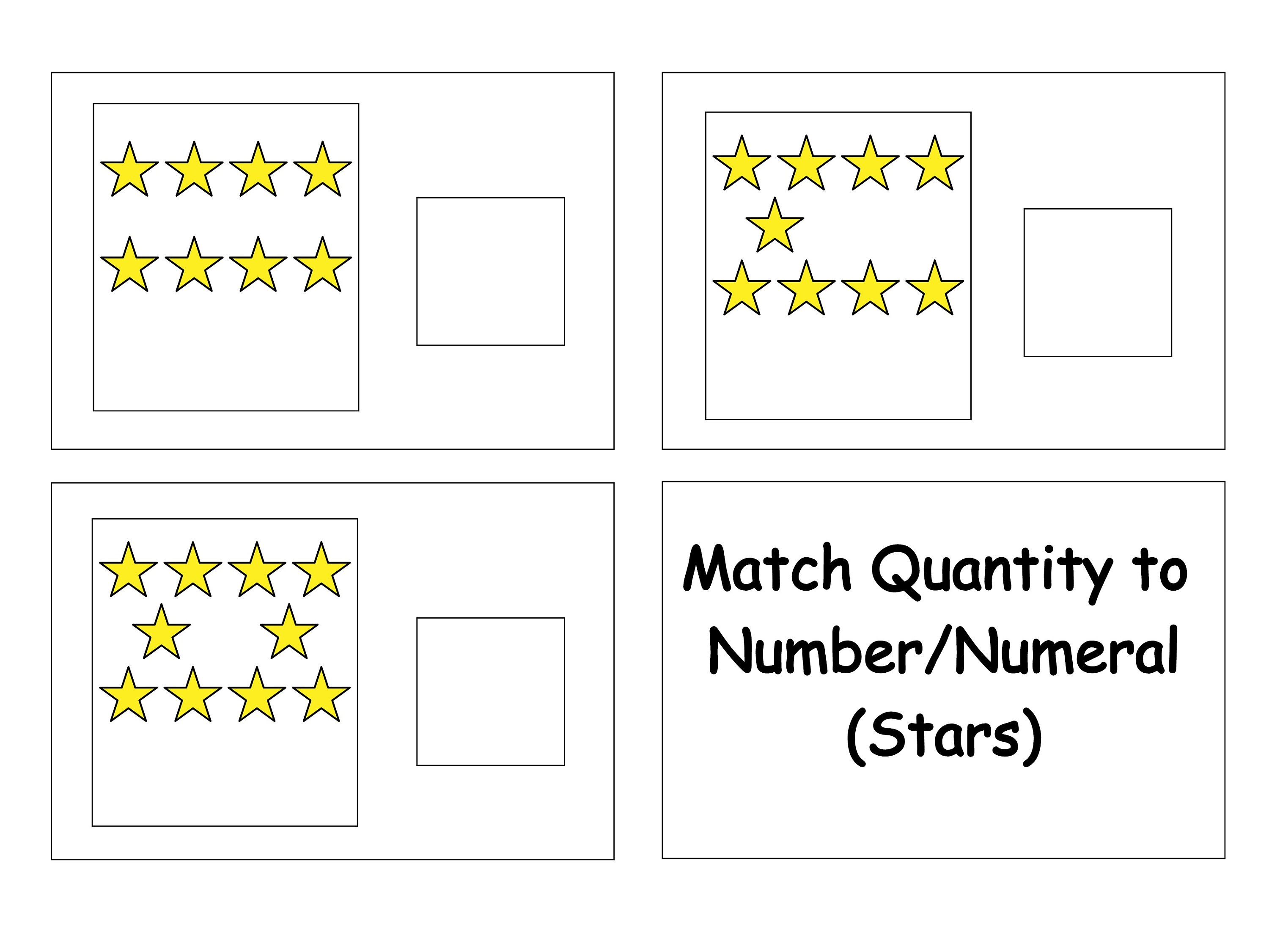 Matching Activity BUNDLE, Pre-k - Kindergarten - Grade School, Quantity ...