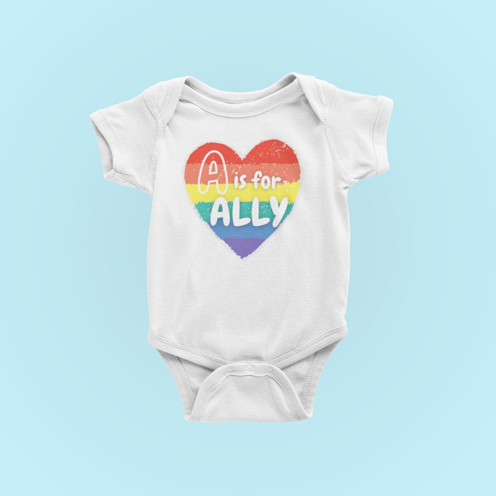 Baby Pride Outfit A is for Ally Infant Bodysuit Activist - Etsy UK