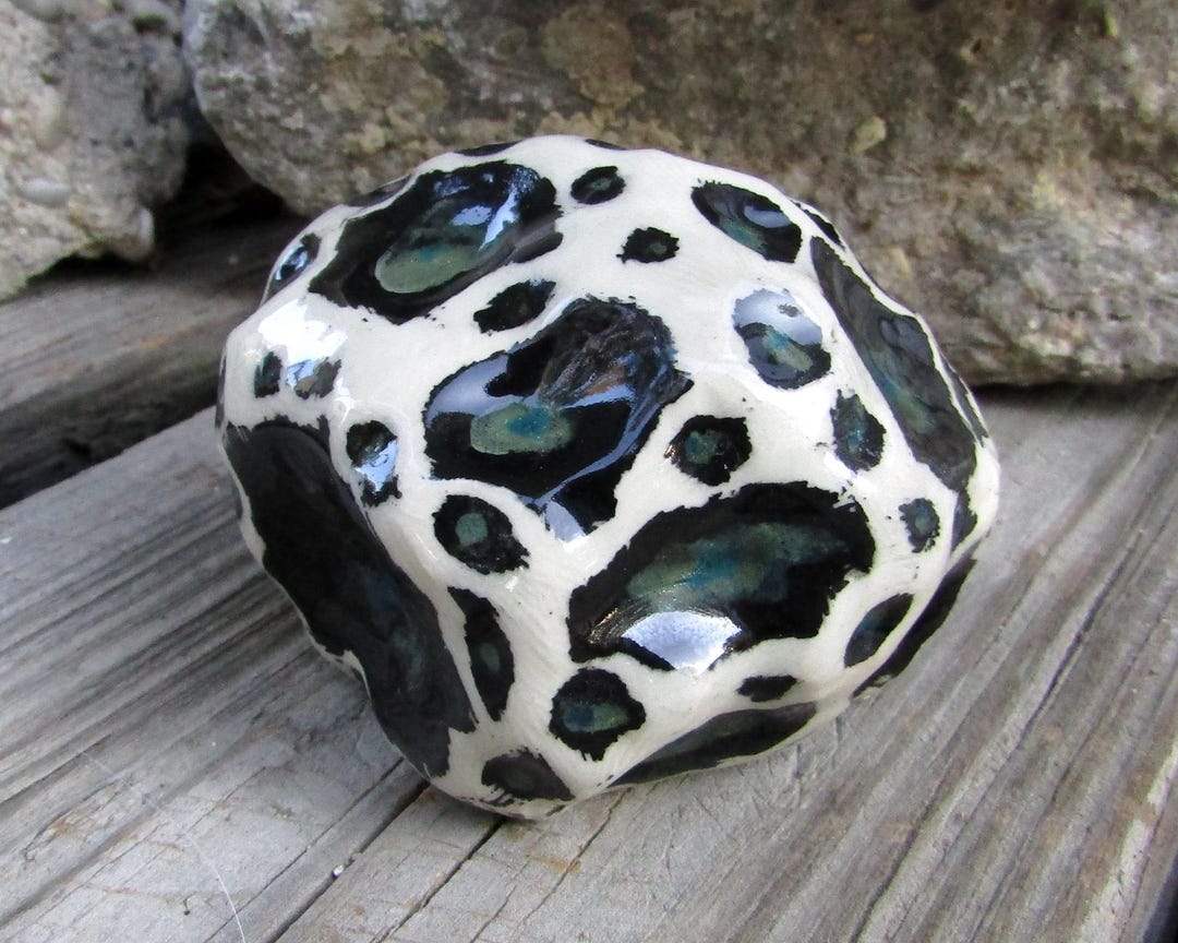 Pottery Rattle - Paper Weight - Hand Carved Pottery - Hand Built - Etsy
