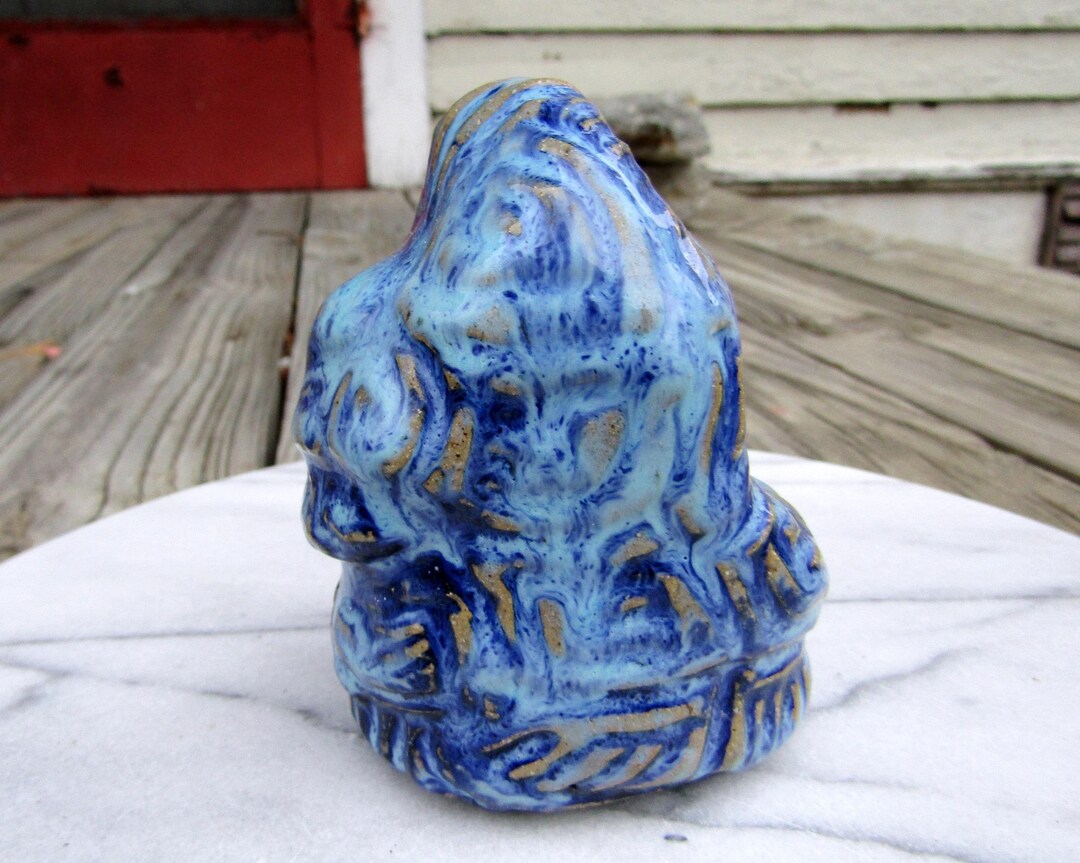 Hand Built Carved Pottery Garden Stone Rattle - Etsy