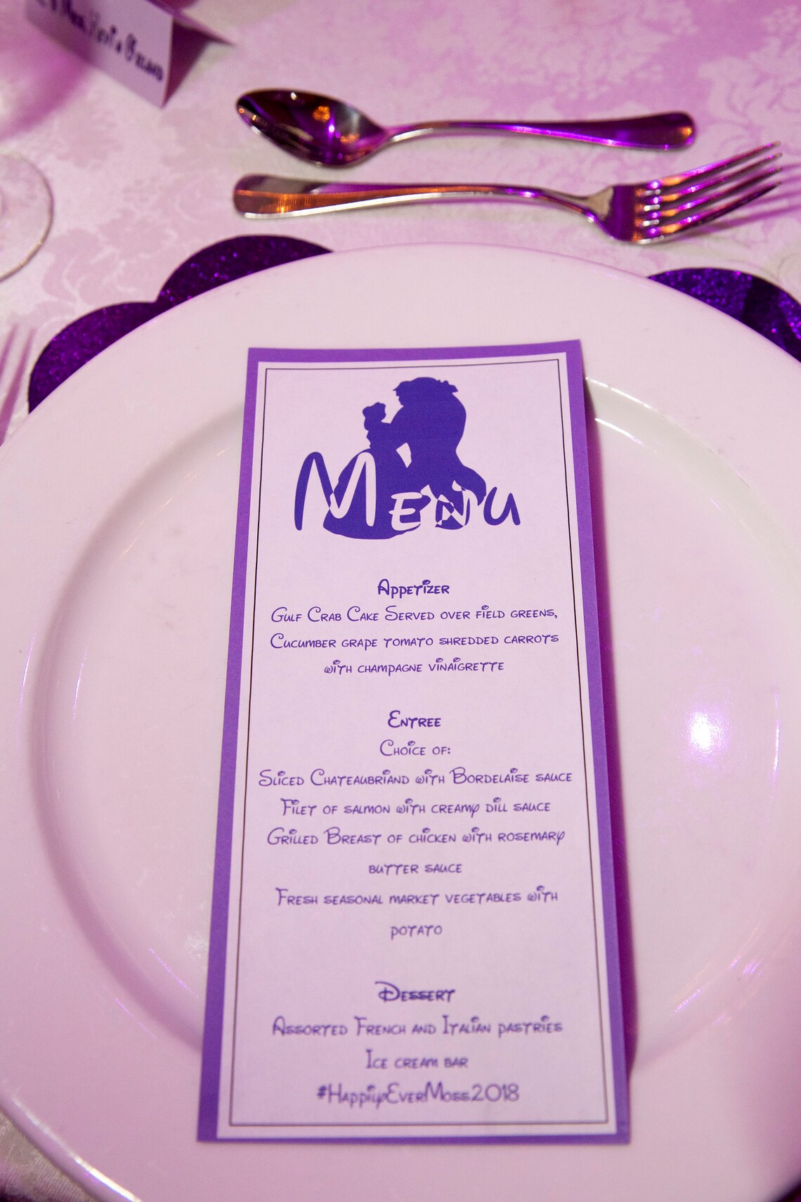 Wedding Menu Fairytale Wedding, Fairytale Party. Customize to Your ...