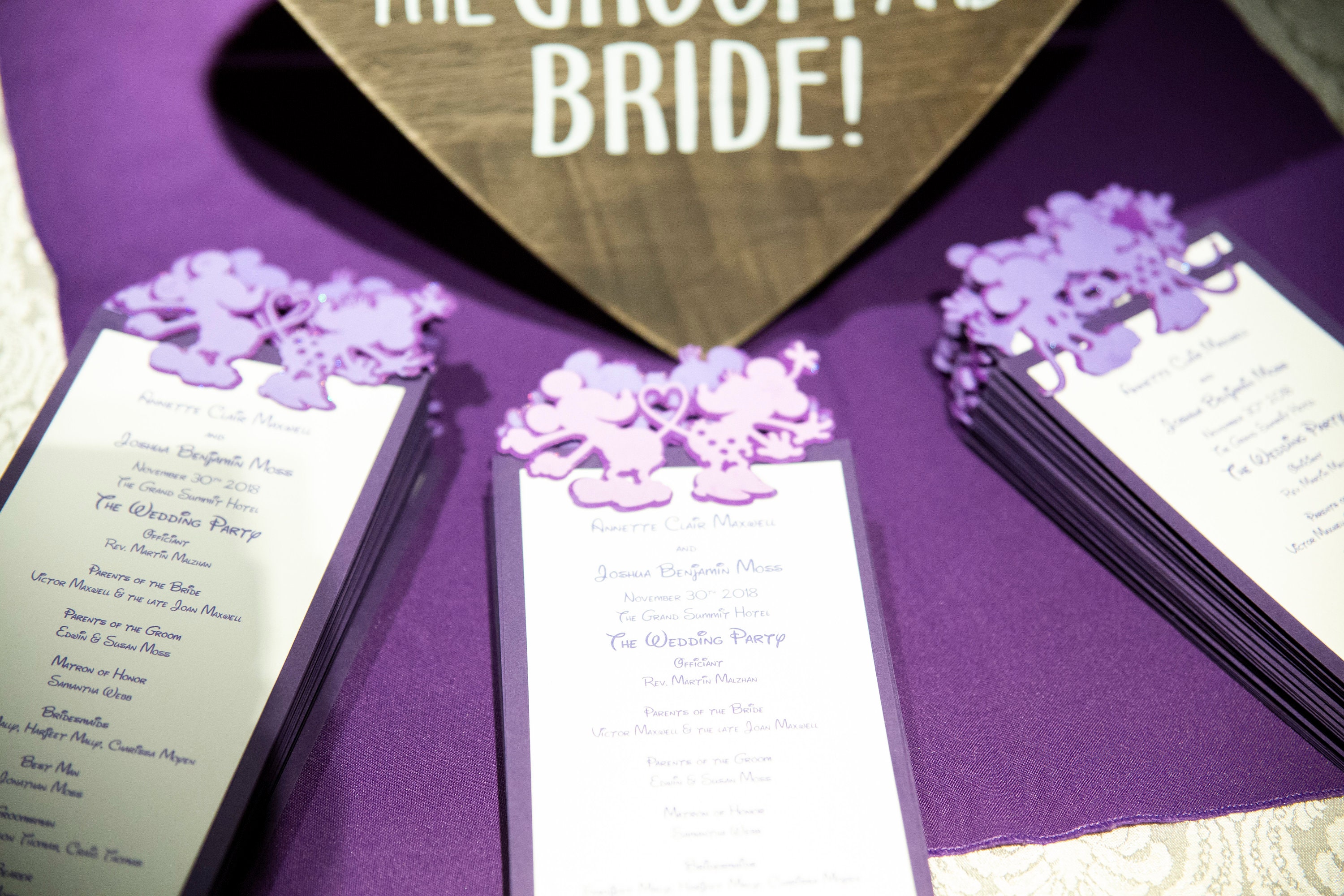 Custom Wedding Programs, Wedding Programs Fairytale Wedding - Etsy