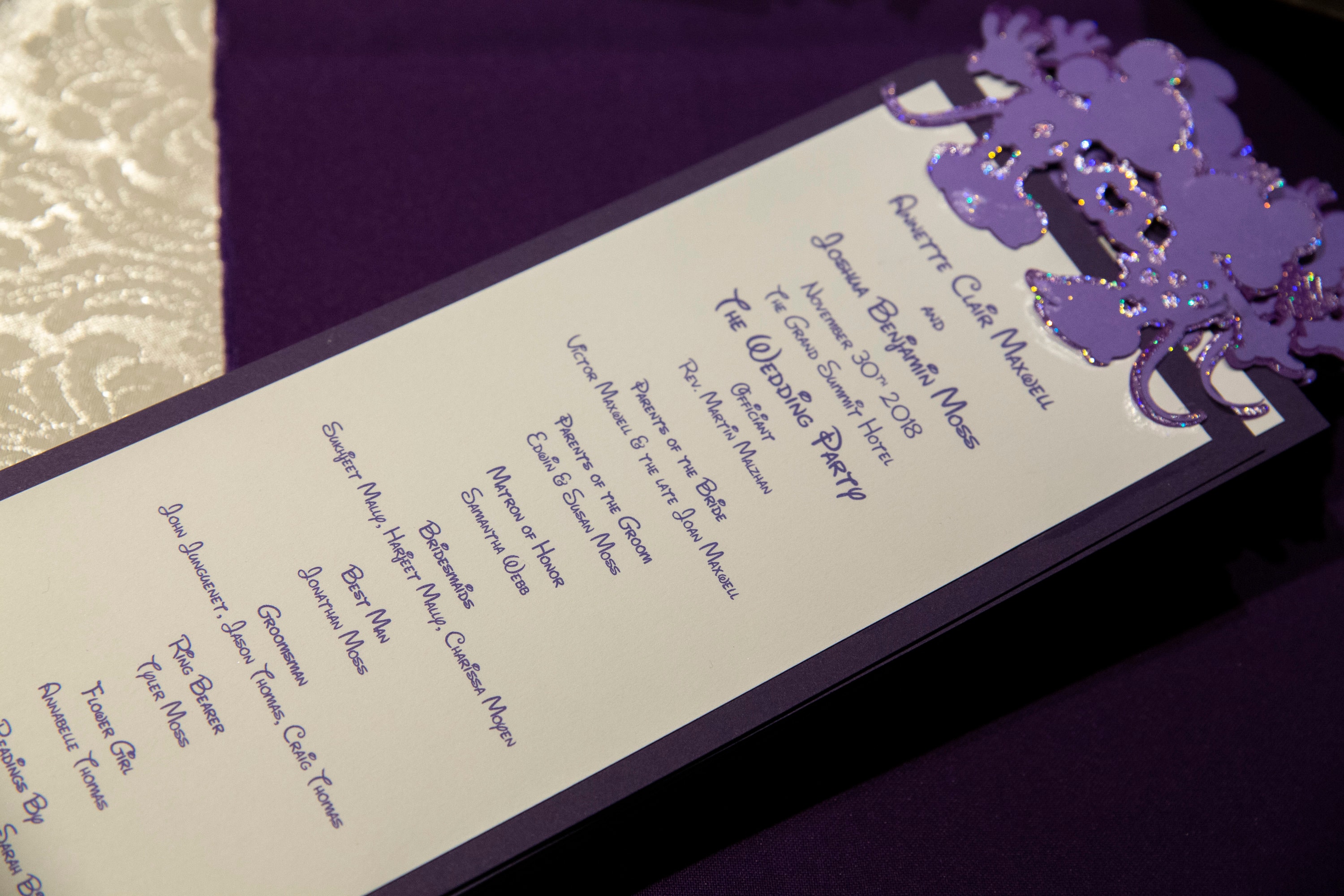 Custom Wedding Programs, Wedding Programs Fairytale Wedding - Etsy