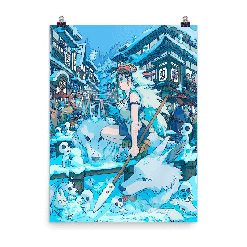 Mononoke Print - Etsy