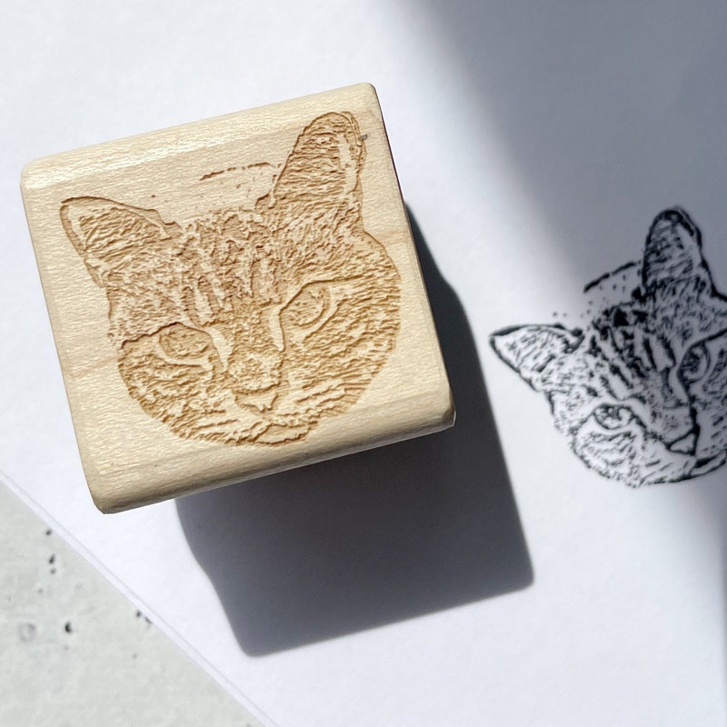 Cat Stamp - Etsy