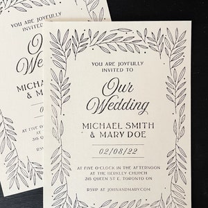 Wedding Invitation Stamp for DIY Wedding Invites - Etsy