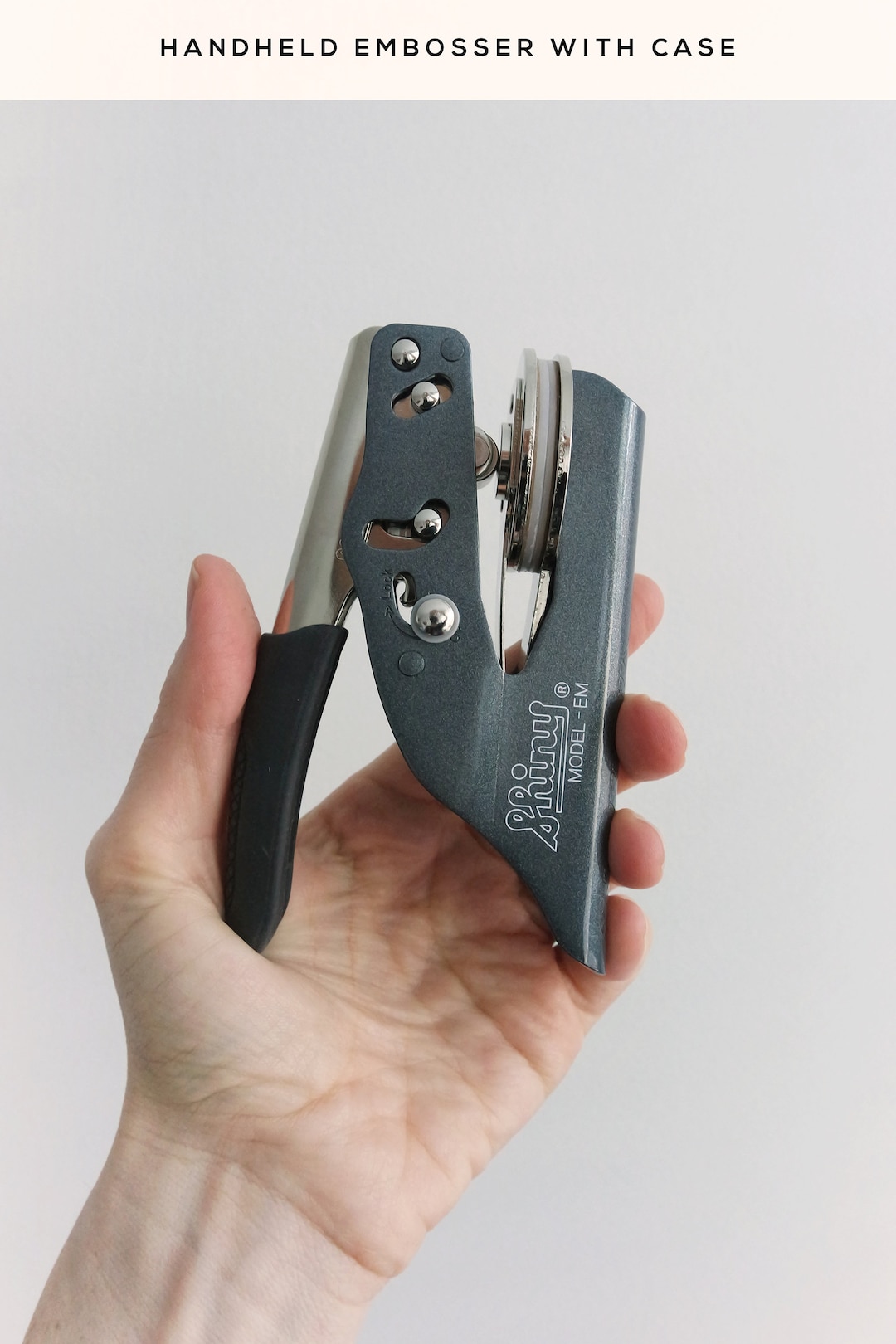 Custom Logo Embosser Stamp: Handheld or Desktop Paper Embosser - Etsy