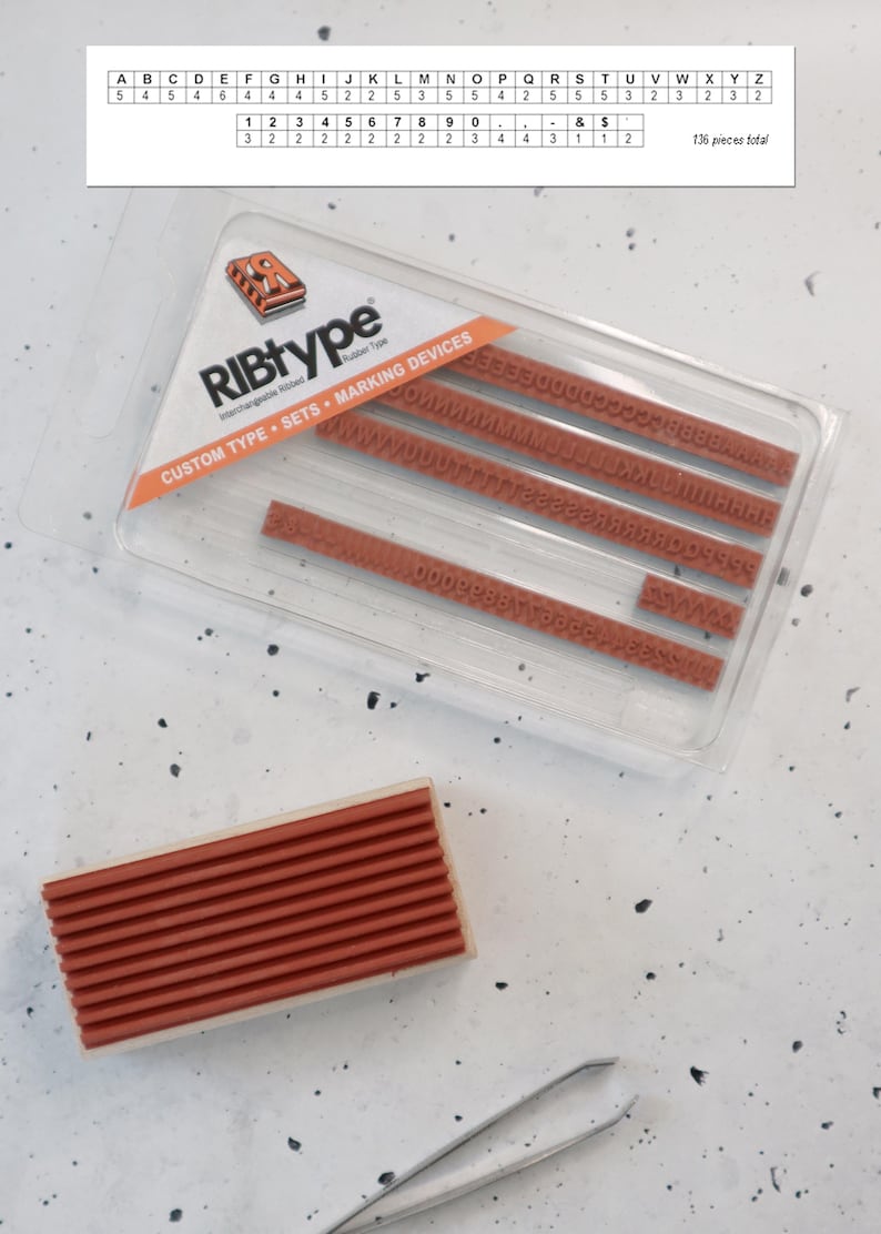 DIY Rubber Stamp for Custom Messages With Interchangeable Letters and ...