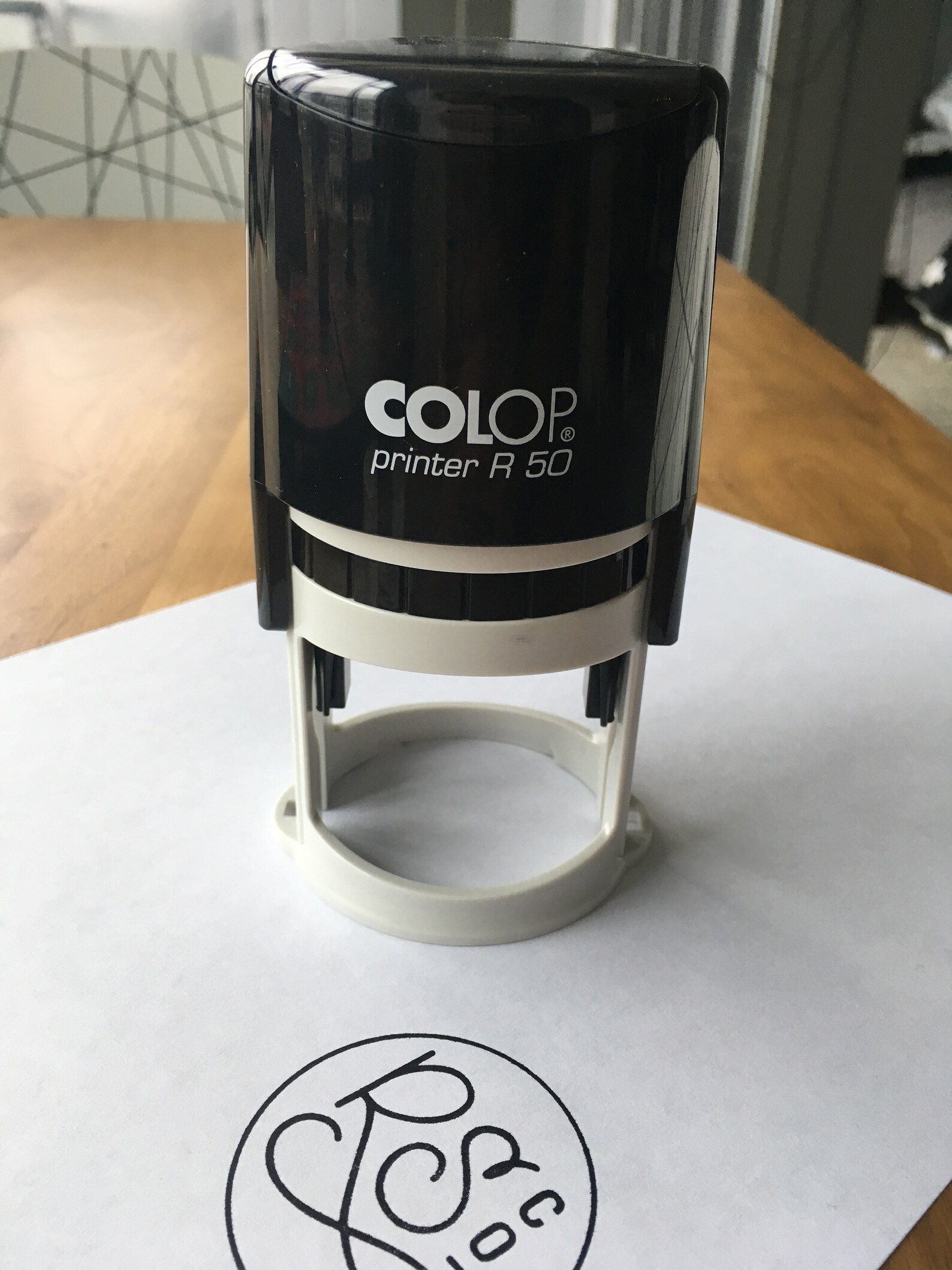 UV Ink Self-inking Logo Stamp - Black Light Rubber Stamp - Etsy