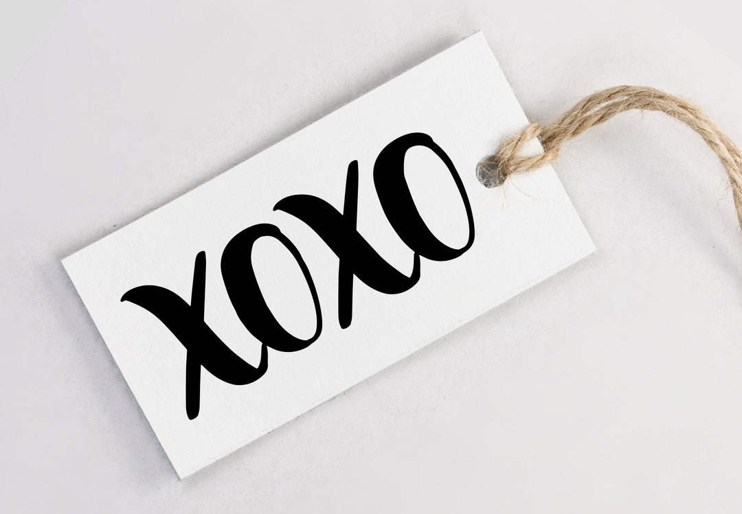 XOXO Stamp - Hand Lettered Rubber Stamp - DIY Shipping Packaging - Etsy