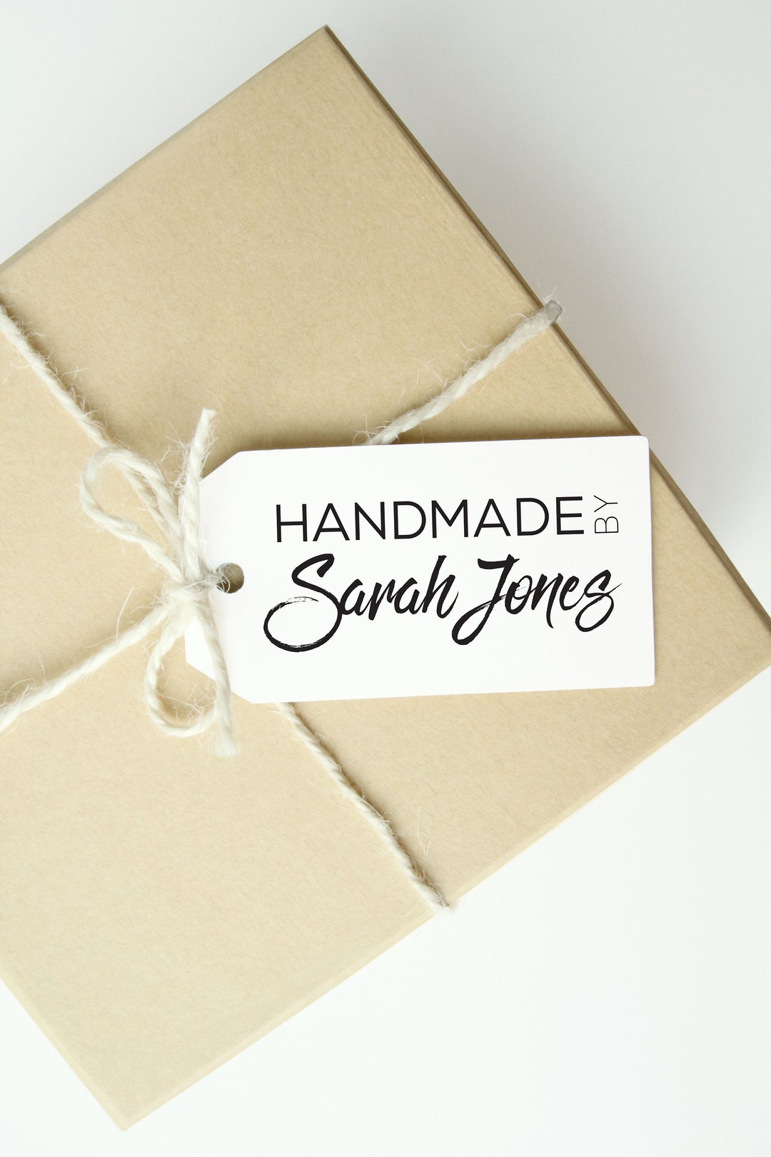 Hand Made by Stamp Custom Rubber Stamp for Small Business Branding - Etsy