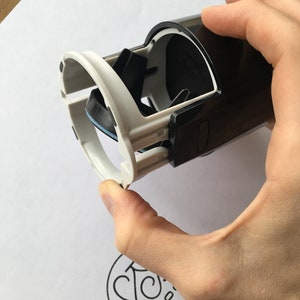 UV Ink Self-inking Logo Stamp - Black Light Rubber Stamp - Etsy