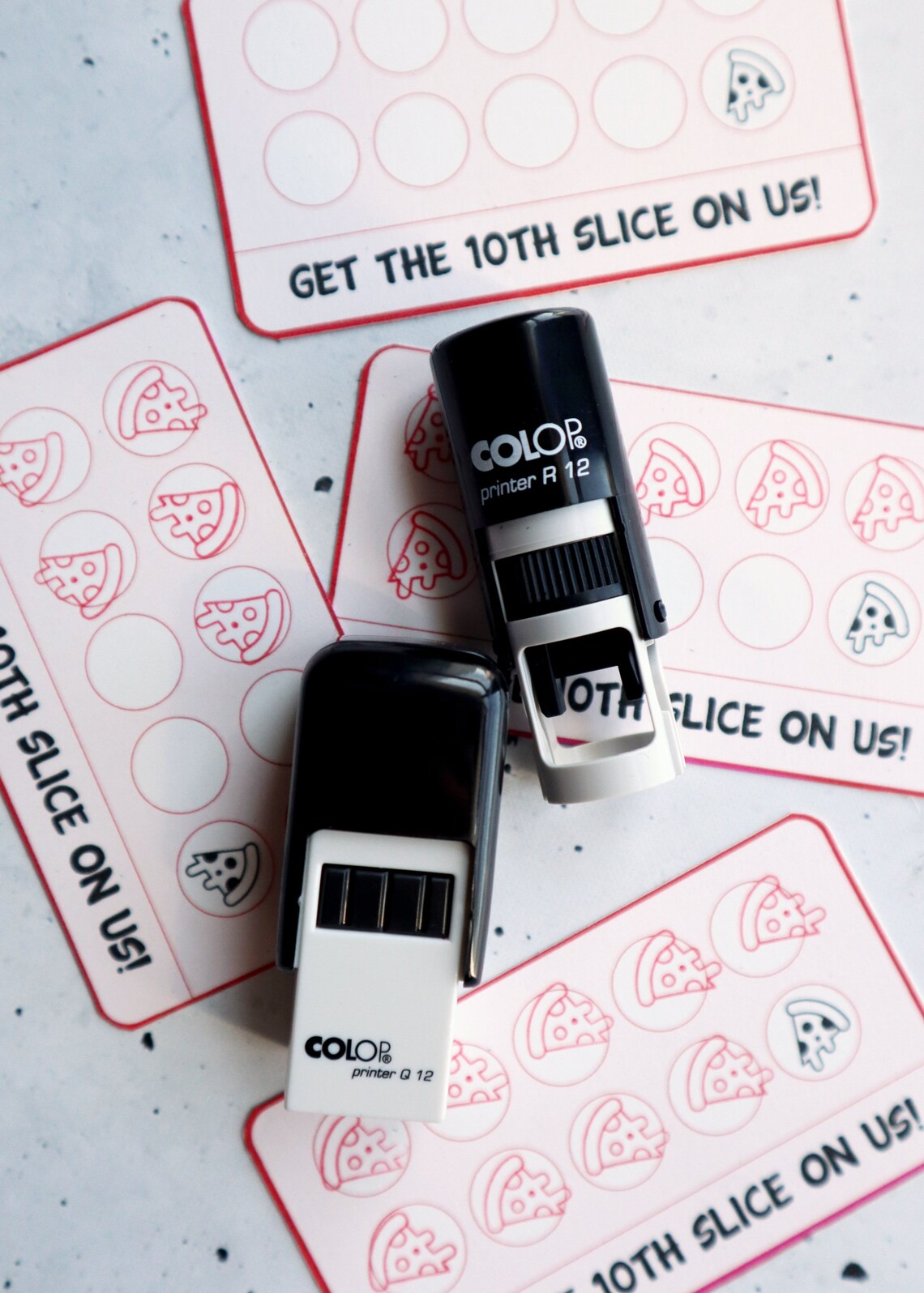 Loyalty Card Stamp Self Inking Logo Stamp for Punch Loyalty - Etsy Canada