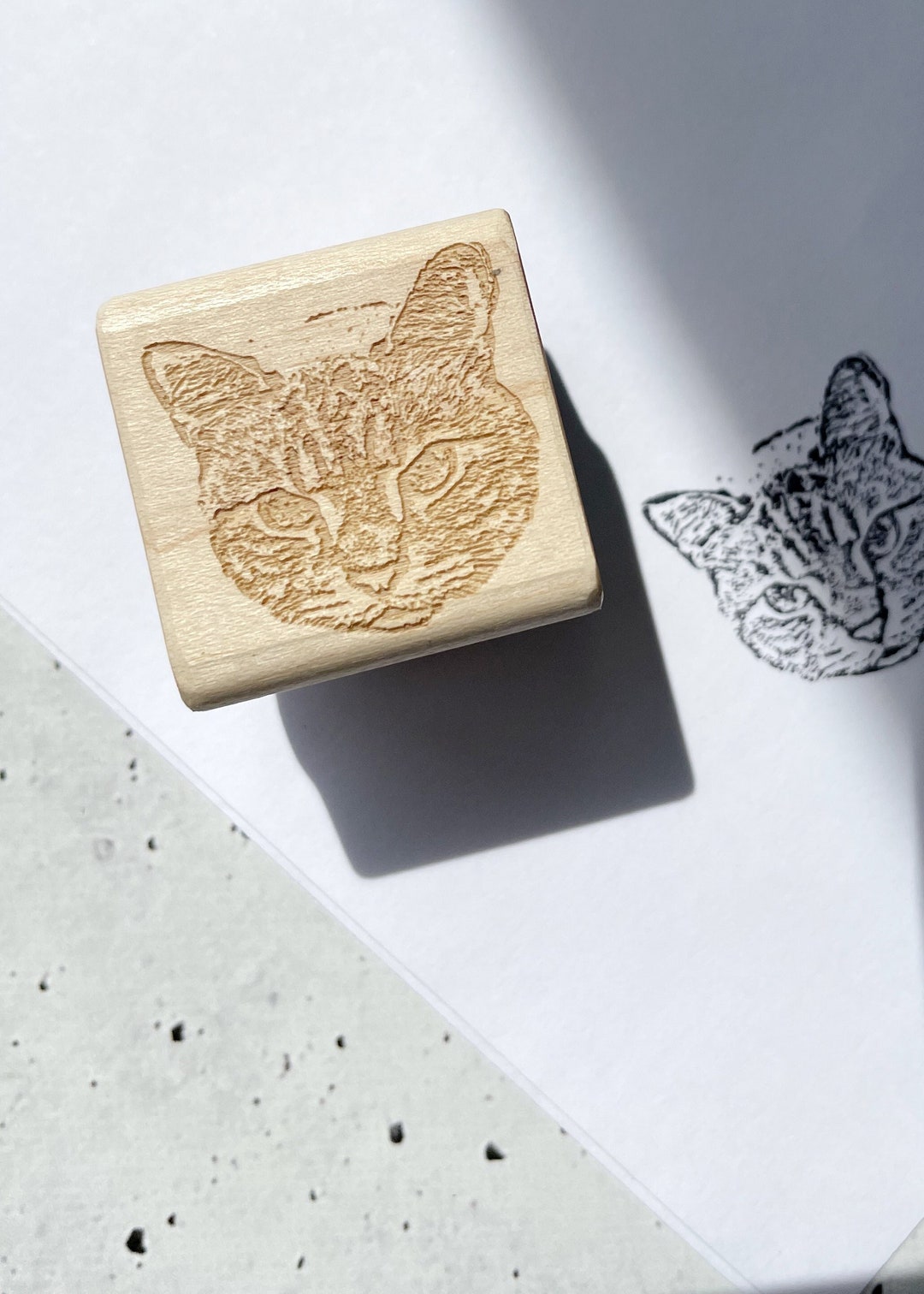 Cat Stamp Custom Pet Cat Stamp Your Cat on A Stamp - Etsy