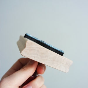 Business Card Rubber Stamp Modern Minimal Business Card - Etsy