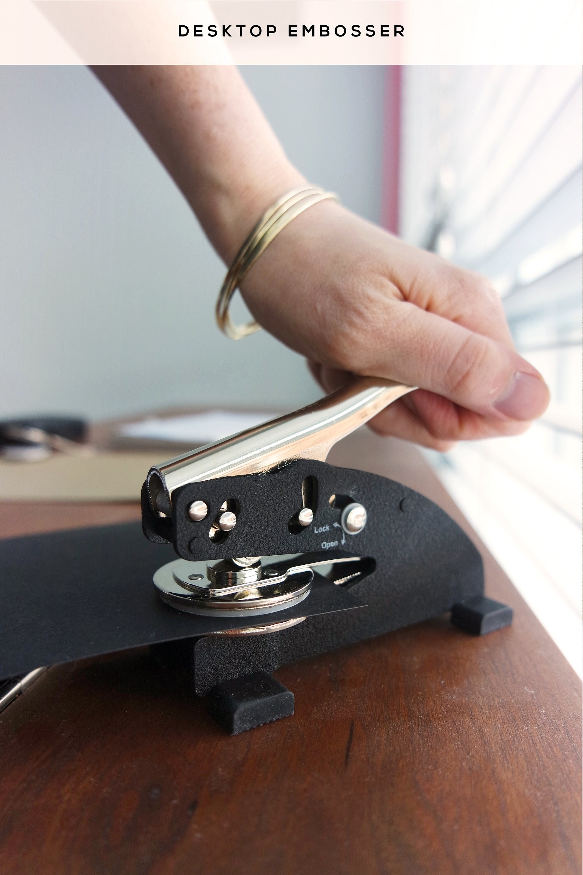 Custom Logo Embosser Stamp: Handheld or Desktop Paper Embosser - Etsy