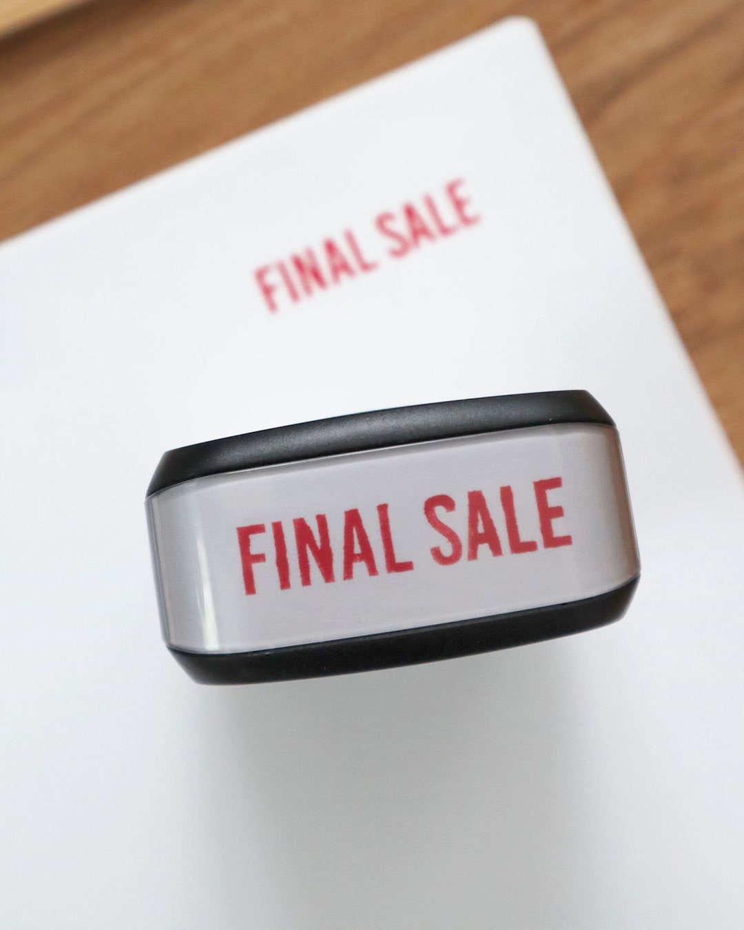 Final Sale Self Inking Stamp Red Ink Stamping Receipts - Etsy