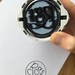 UV Ink Self-inking Logo Stamp - Black Light Rubber Stamp - Etsy