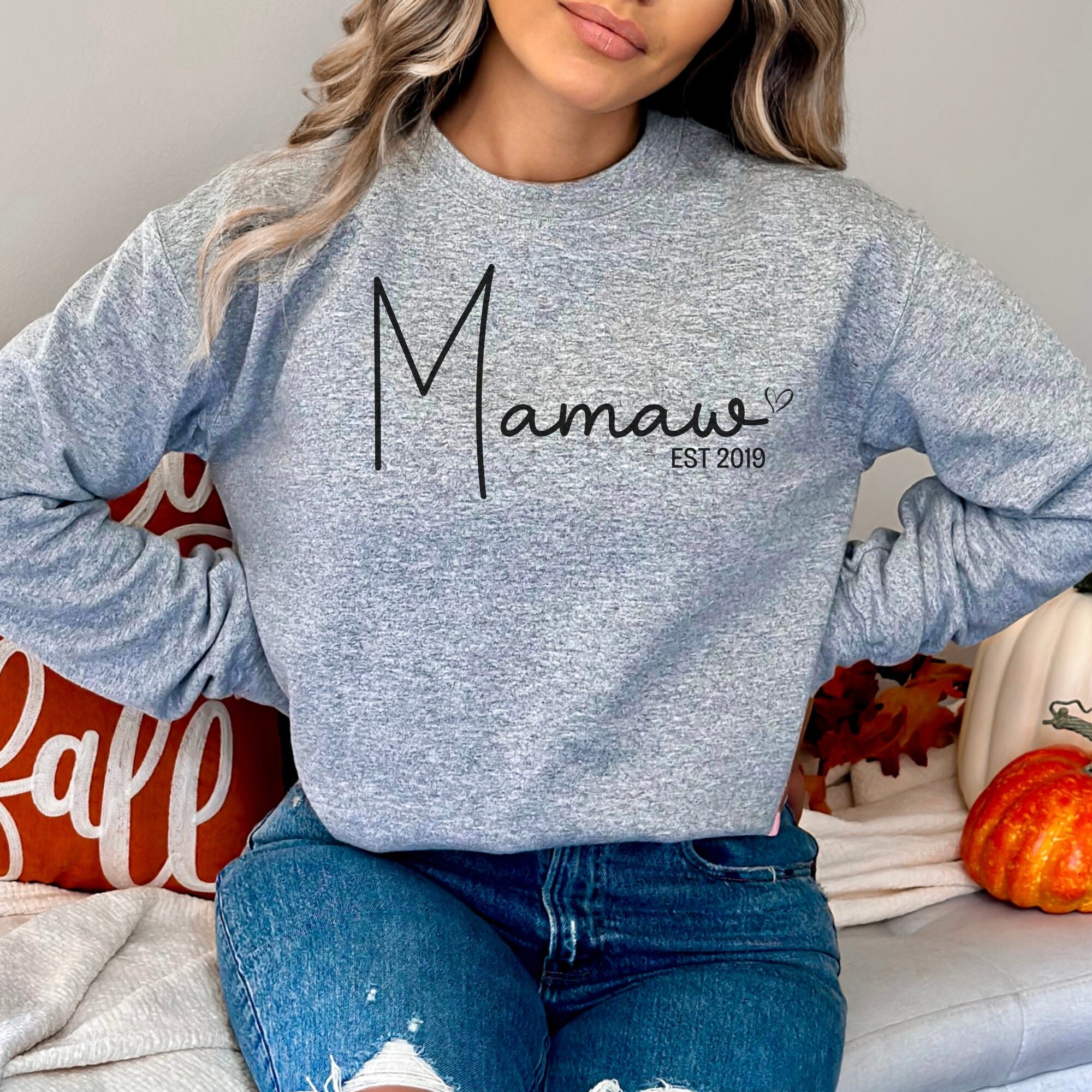 Custom Mamaw Sweatshirt Mamaw Ts Holiday T For Mamaw Pregnancy