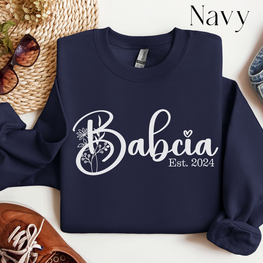 Babcia Sweatshirt, Babcia Gifts, Mothers Day Gift for Babcia, Pregnancy ...