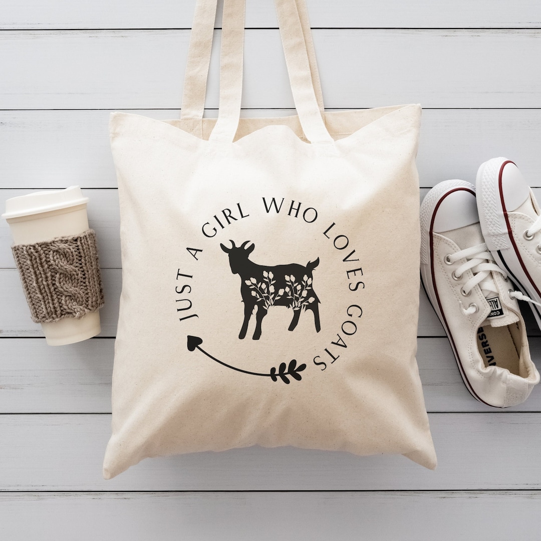 Goat Tote Bag, Holiday Gift for Goat Lover, Goat Mom Gifts, Goat Gifts ...