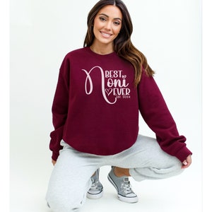 Best Noni Ever Sweatshirt, Custom Noni Sweatshirt, Noni Gifts, Mothers ...